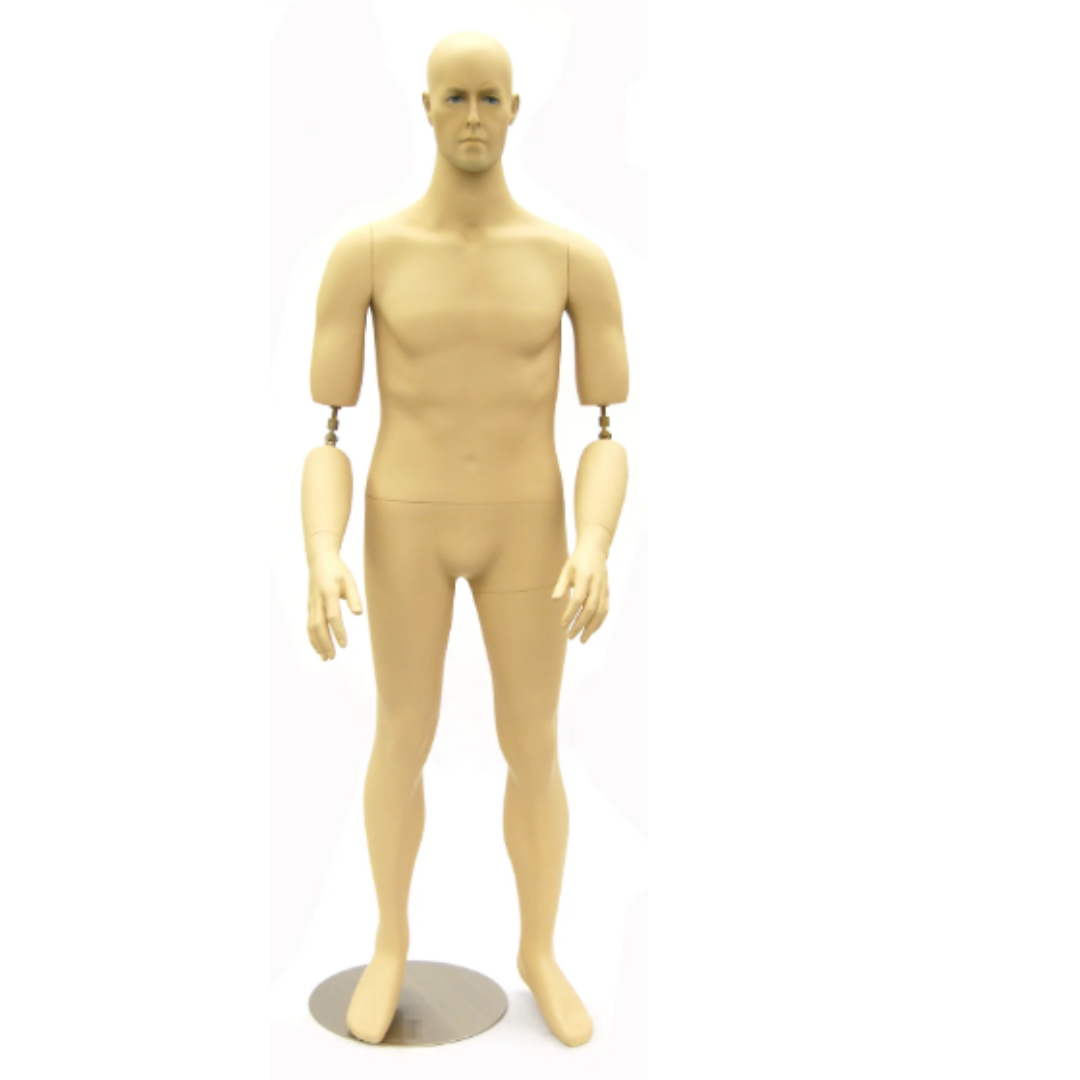 Archibald: Short Rugged Male Mannequin with Bendable Arm – Mannequin ...