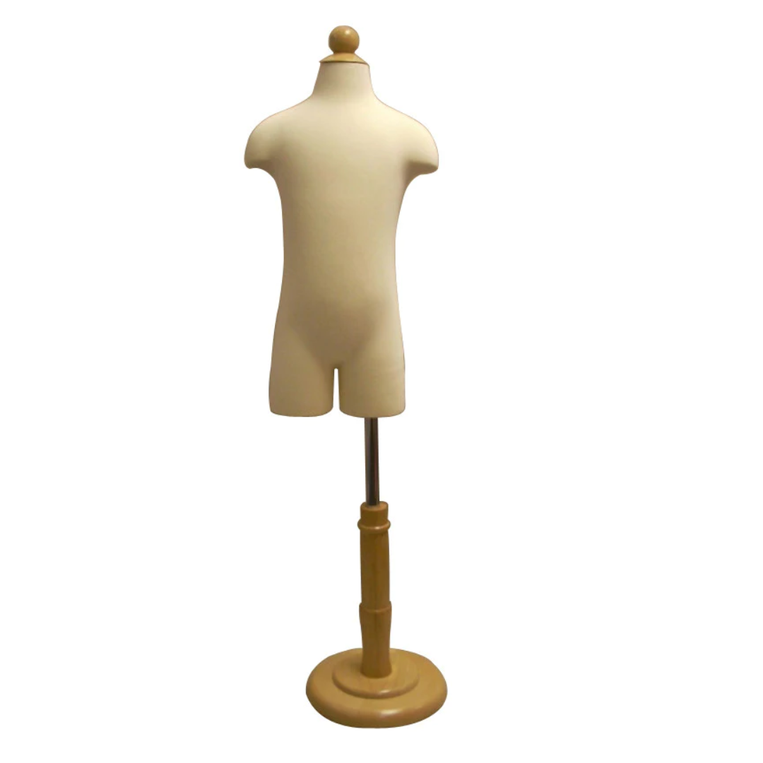 Child Torso with Half Leg: Size 4 – Mannequin Madness