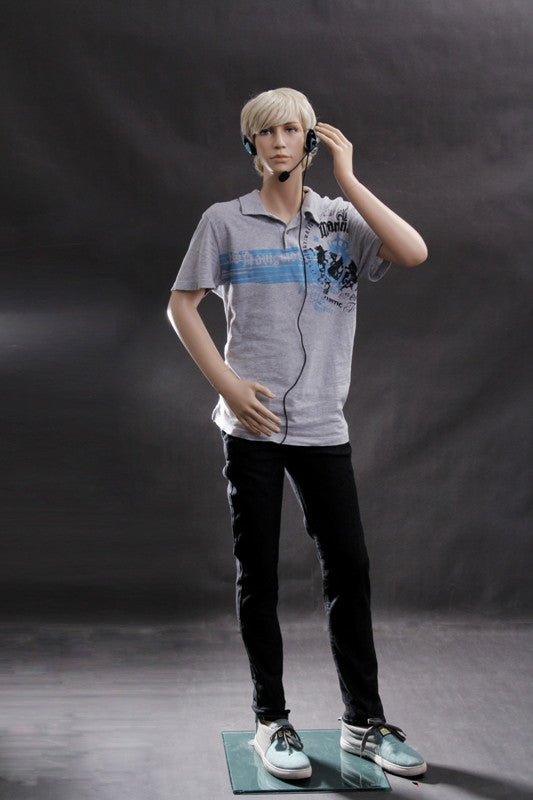 Dylan: Male Teen Mannequin in a Standing Pose – Mannequin Madness